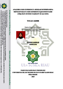 USER EXPERIENCE ANALYSIS OF MYPERTAMINA APPLICATION USING USER EXPERIENCE QUESTIONNAIRE (UEQ ...